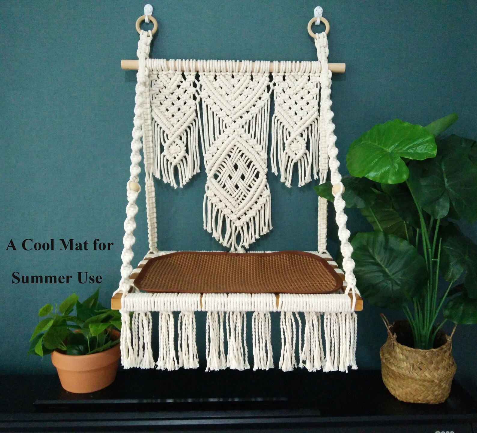 Macrame Cat Wall Furnituremacrame Cat Bed/hammockbobo Pet - Etsy