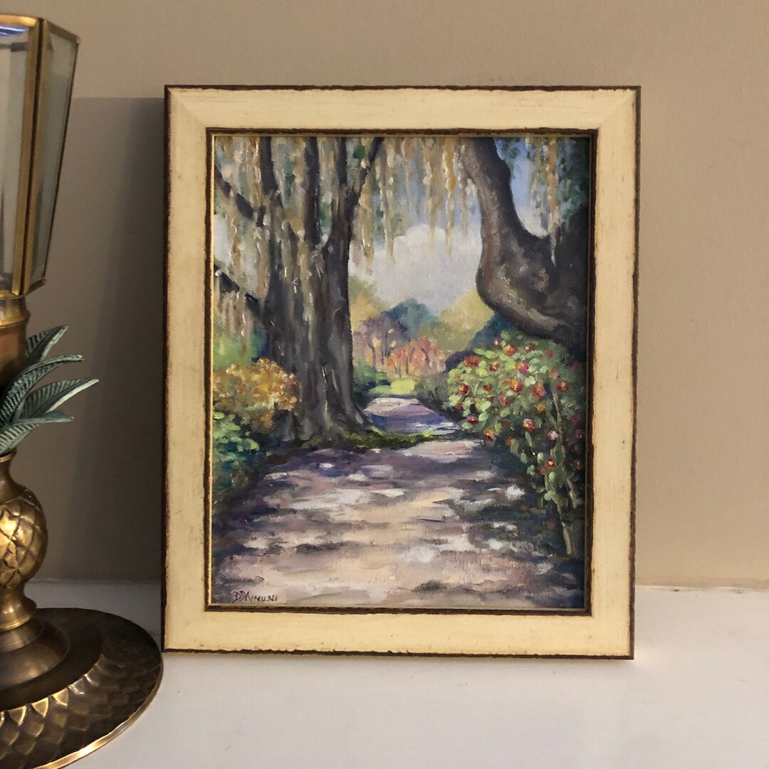 Original Oil Painting Framed, Charleston SC, Original Art, "southern ...