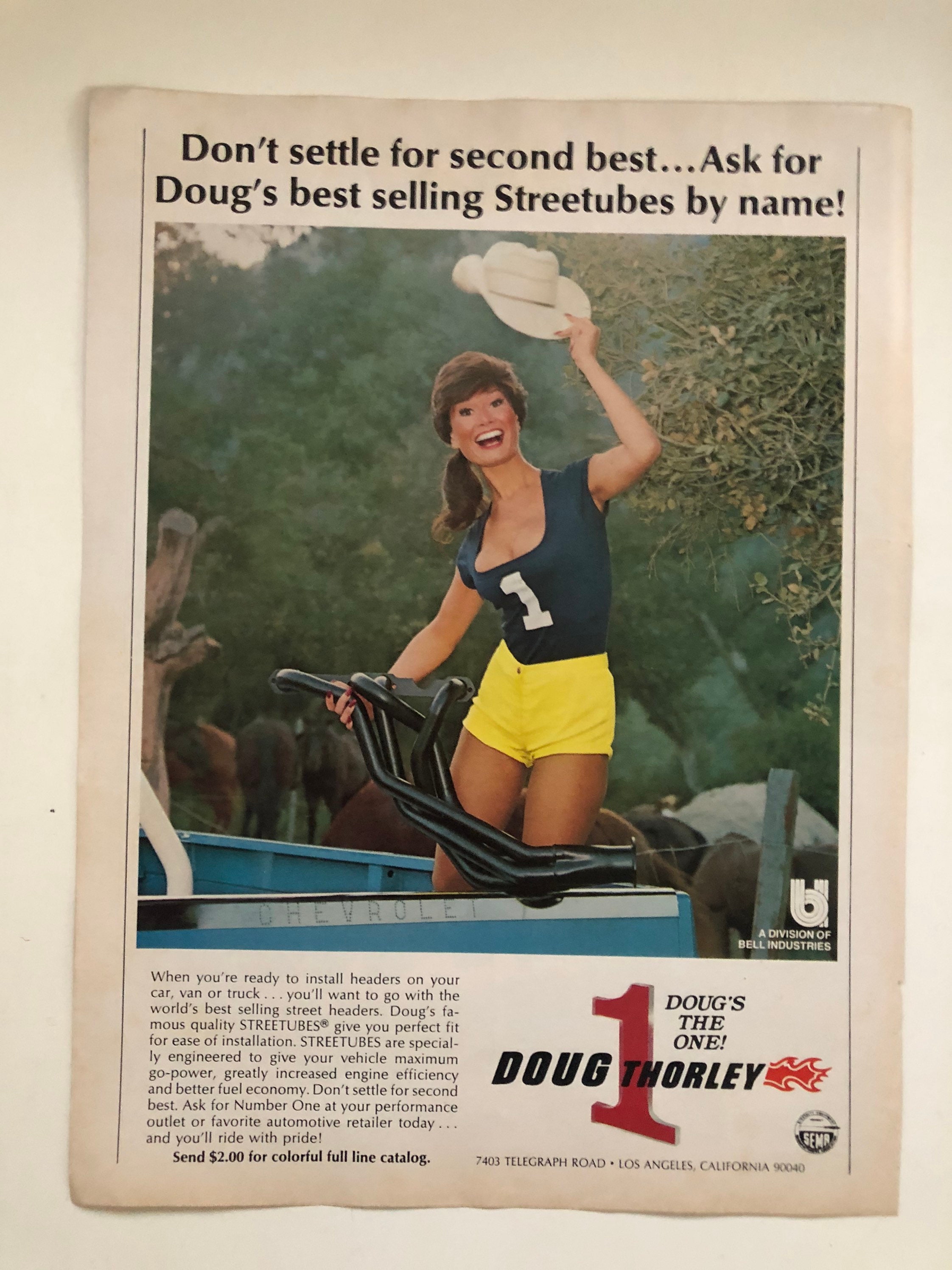 1970's Doug Thorley Streetubes Advertisement don't Settle for Second ...