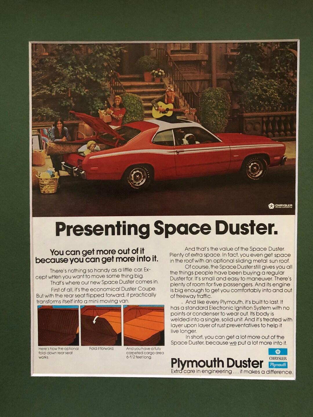 70's Plymouth Duster Original Print Advertisement - Etsy