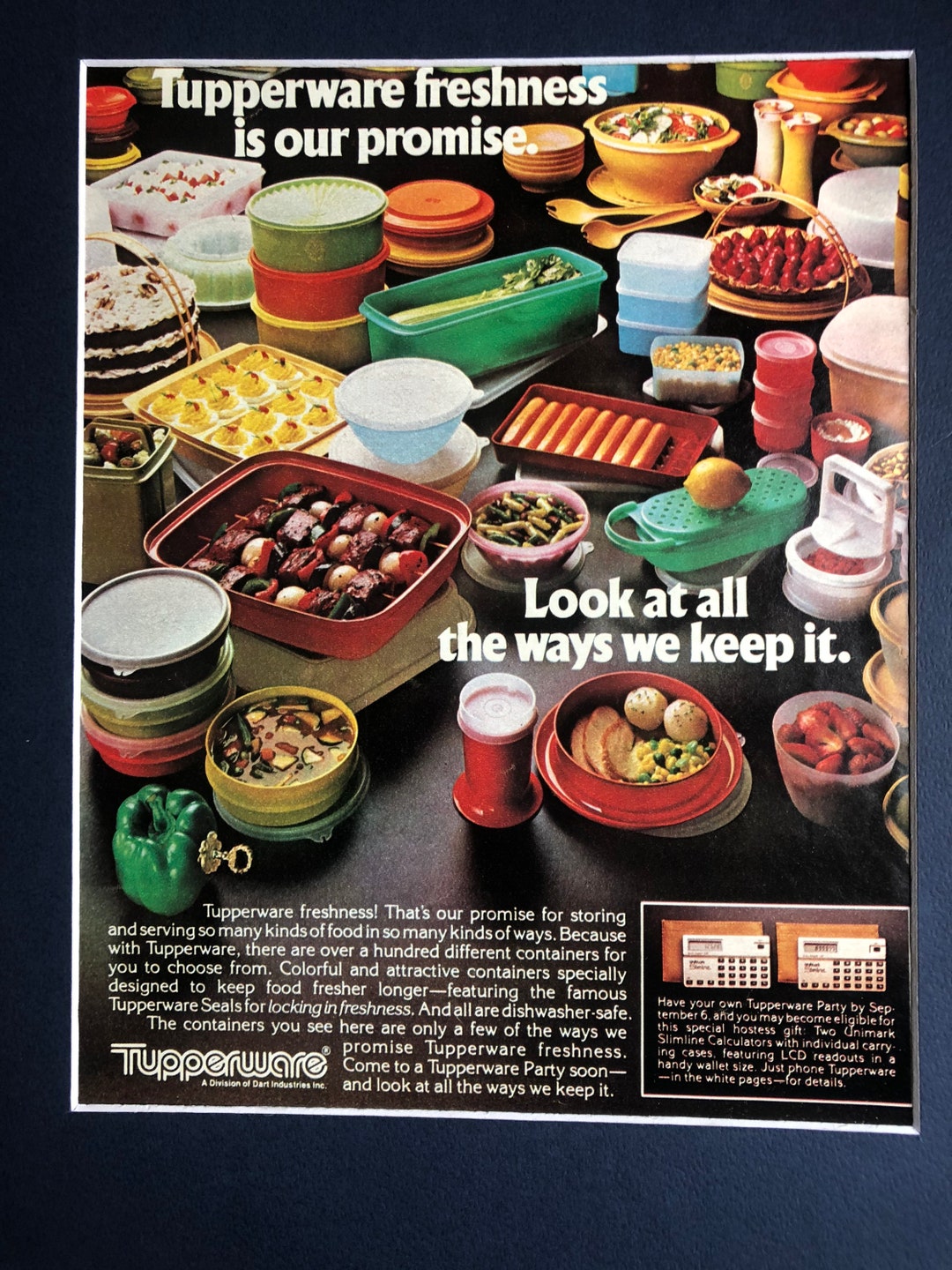 1980's Tupperware Advertisement - Etsy