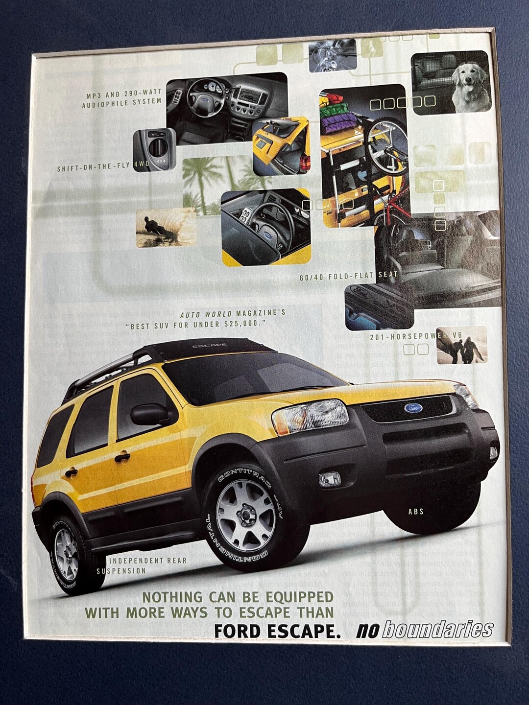2000's Ford Escape Print Advertisement - Etsy