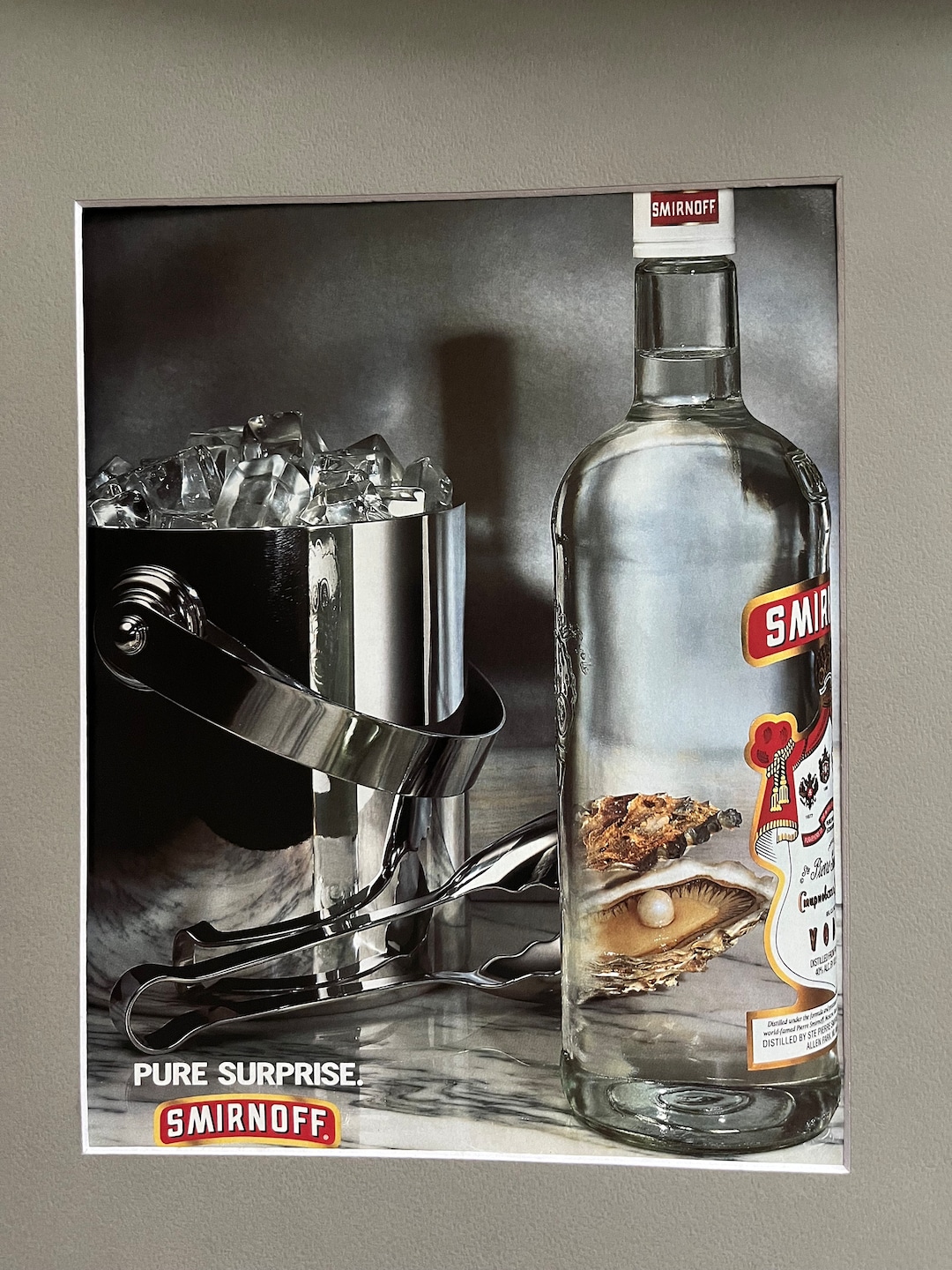 1990's Smirnoff pure Surprise Advertisement - Etsy