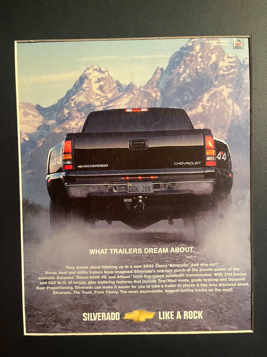 2000's Chevy Silverado Advertisement - Etsy