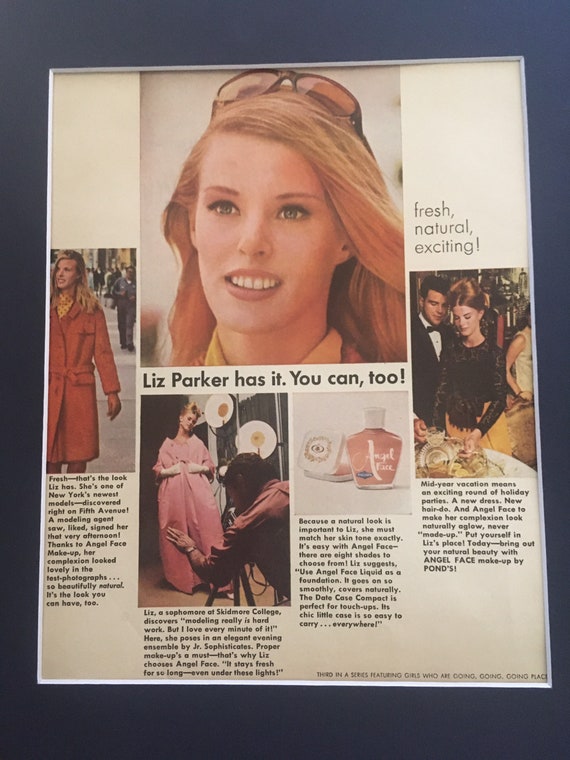 1960's Pond's Angel Face Actress Liz Parker Make-up - Etsy