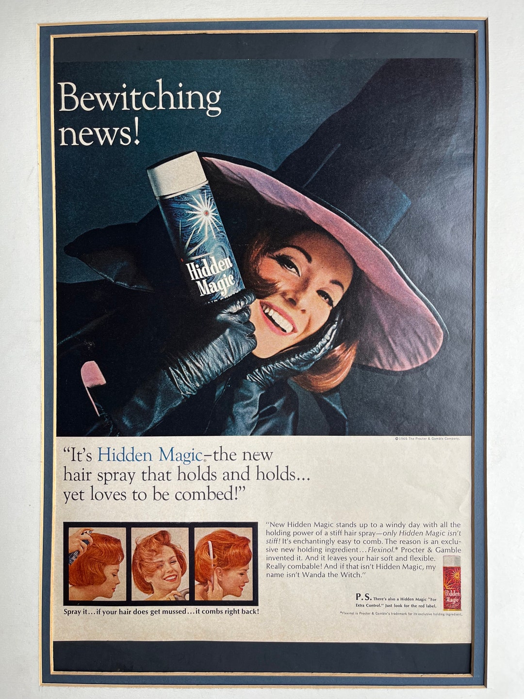 1960's Wanda the Witch Hidden Magic Original Print Advertisement - Etsy