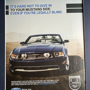 2000's Ford Mustang Print Advertisement - Etsy