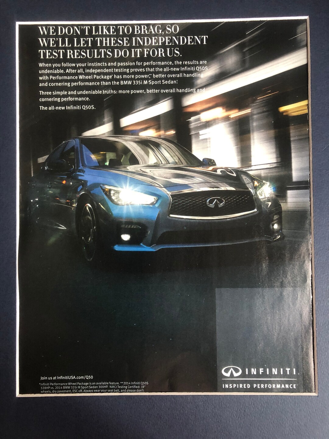 2000's Infiniti Advertisement - Etsy