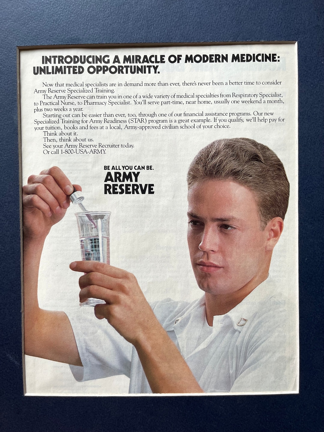 1990's United States Army Advertisement - Etsy