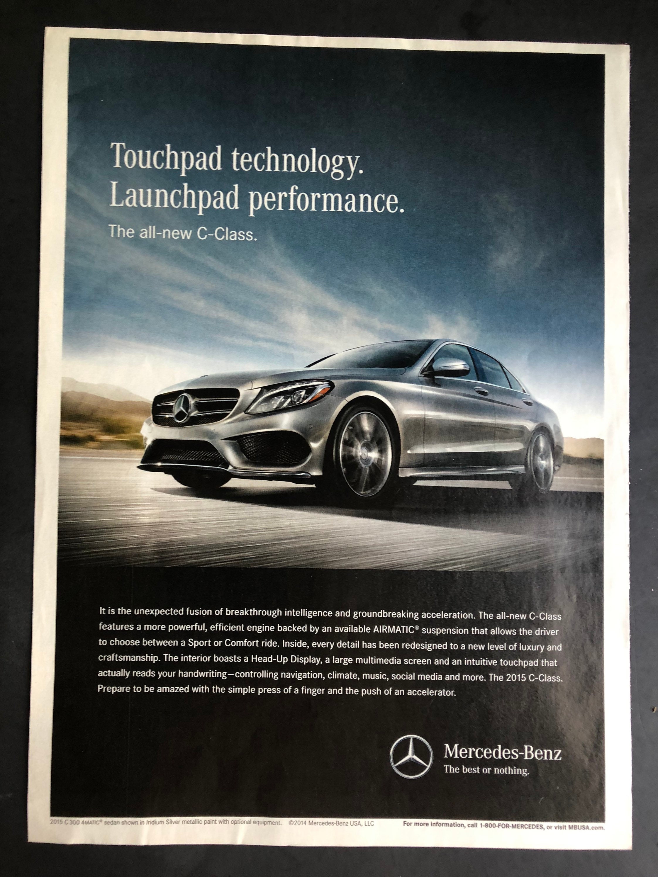 Mercedes Car Advertisement