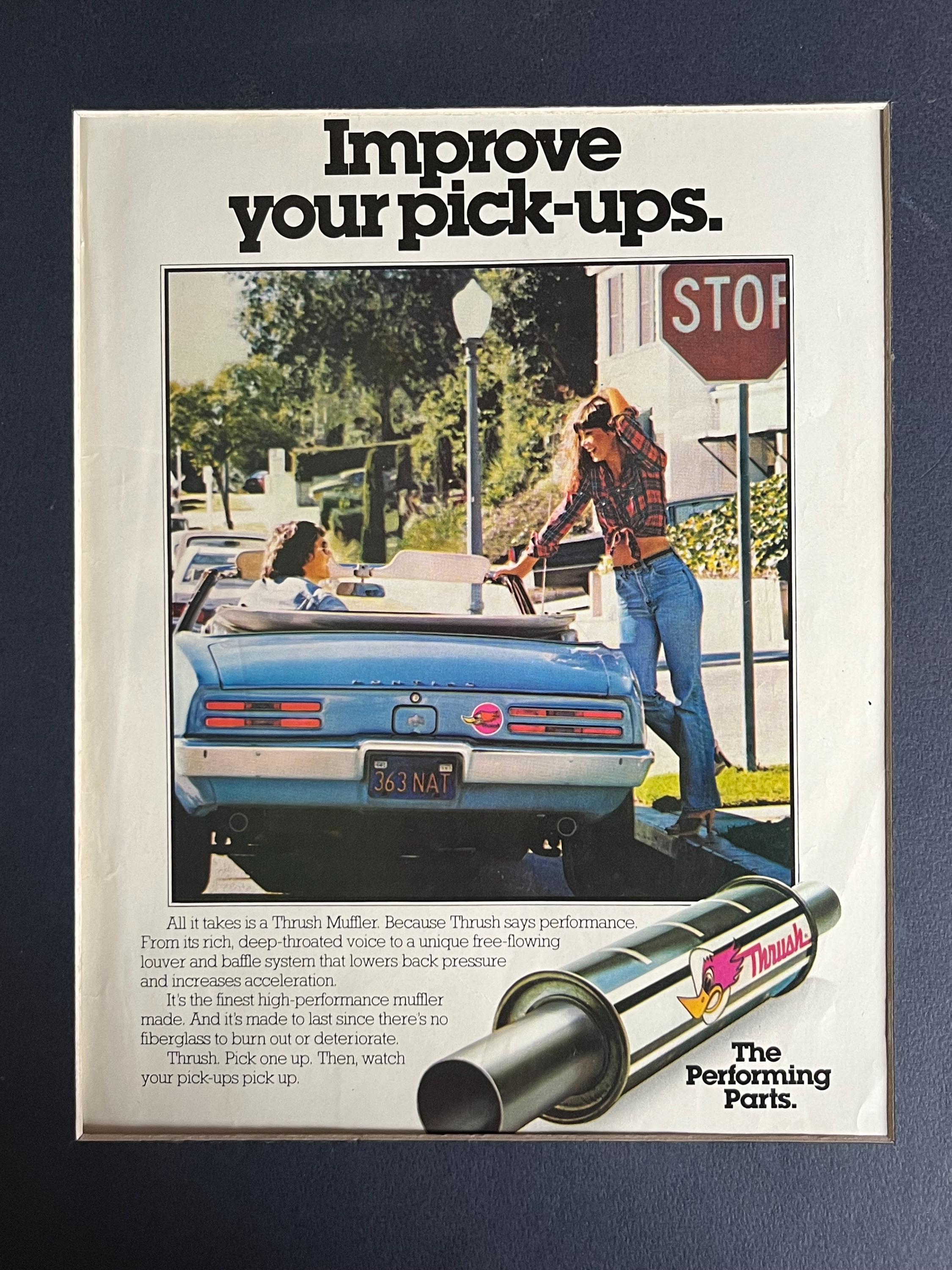 1980's Thrush Muffler Print Advertisement "improve Your Pick-ups" - Etsy