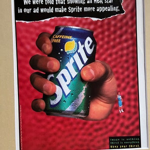 1990's Sprite Soda Advertisement NBA - Etsy