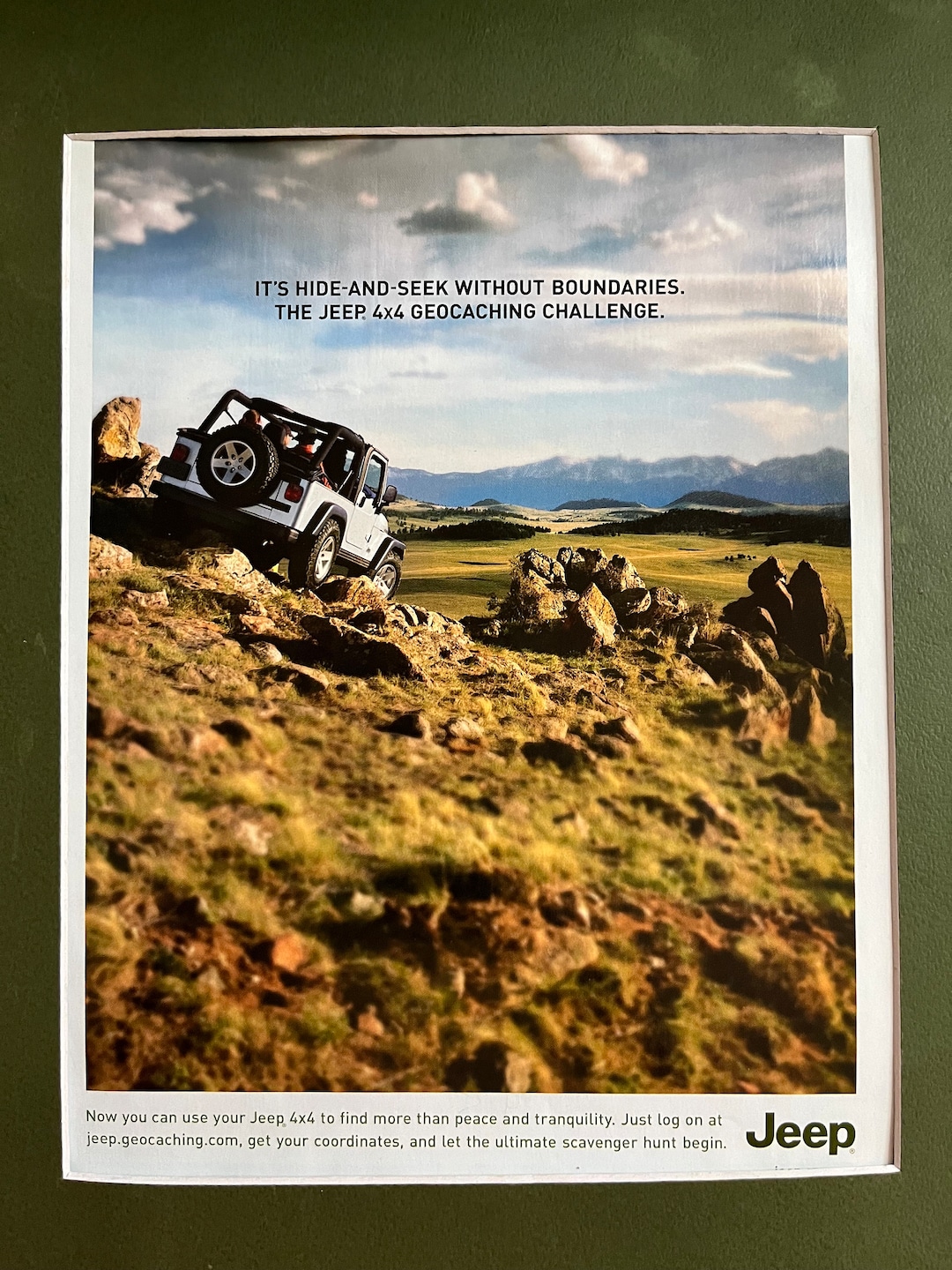 2000's Jeep 4x4 Advertisement - Etsy