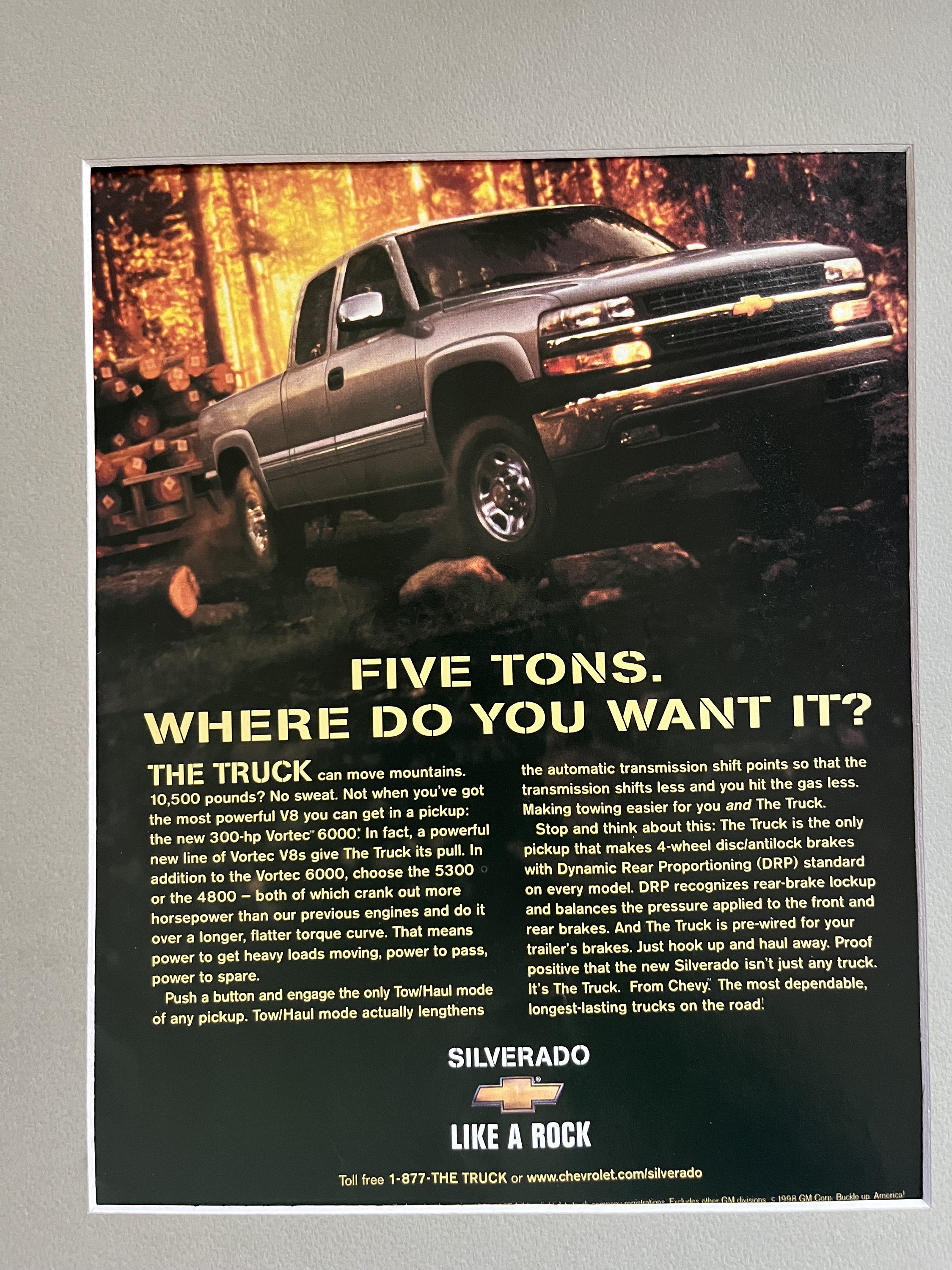 1990's Chevy Silverado Advertisement - Etsy