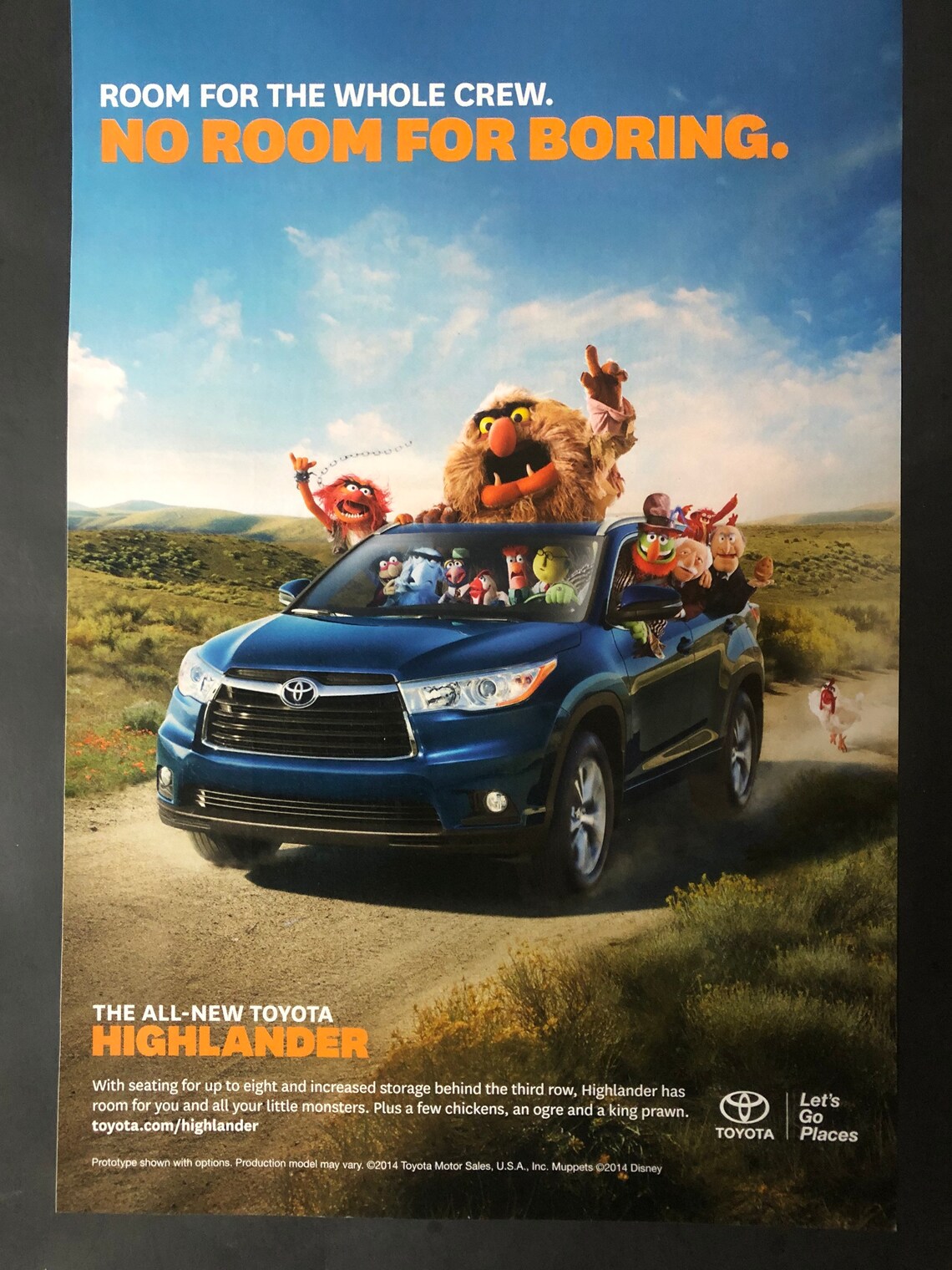 2000's Toyota Highlander Advertisement - Etsy