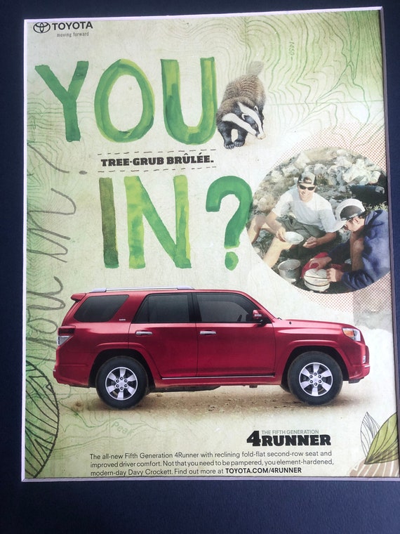 2000's Toyota 4runner Advertisement | Etsy