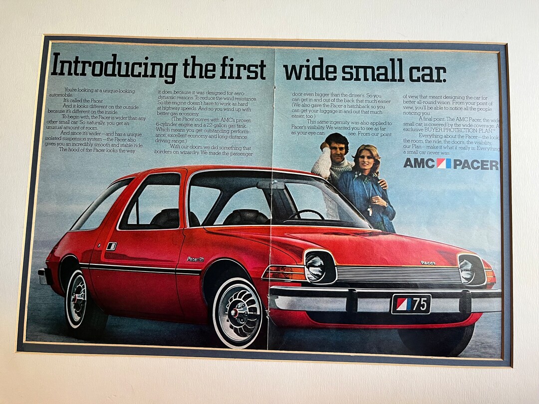 1970's AMC Pacer Advertisement - Etsy