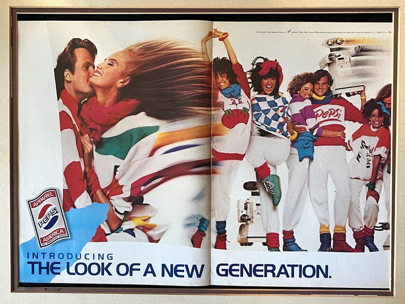 1980's Pepsi Print Advertisement - Etsy