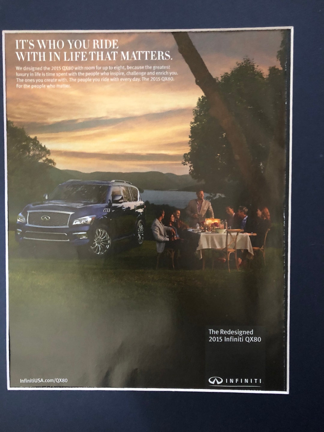 2000's Infiniti QX80 Advertisement - Etsy