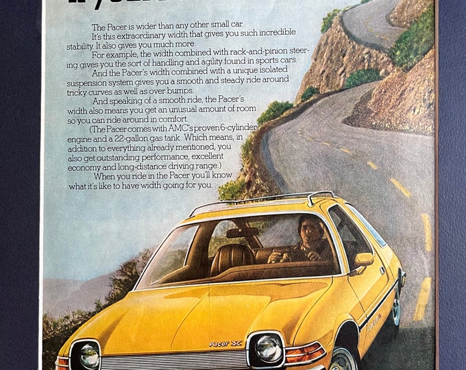 70's AMC Pacer Advertisement - Etsy
