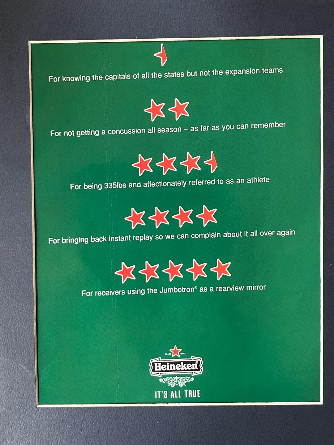 1990's Heineken Print Advertisement - Etsy