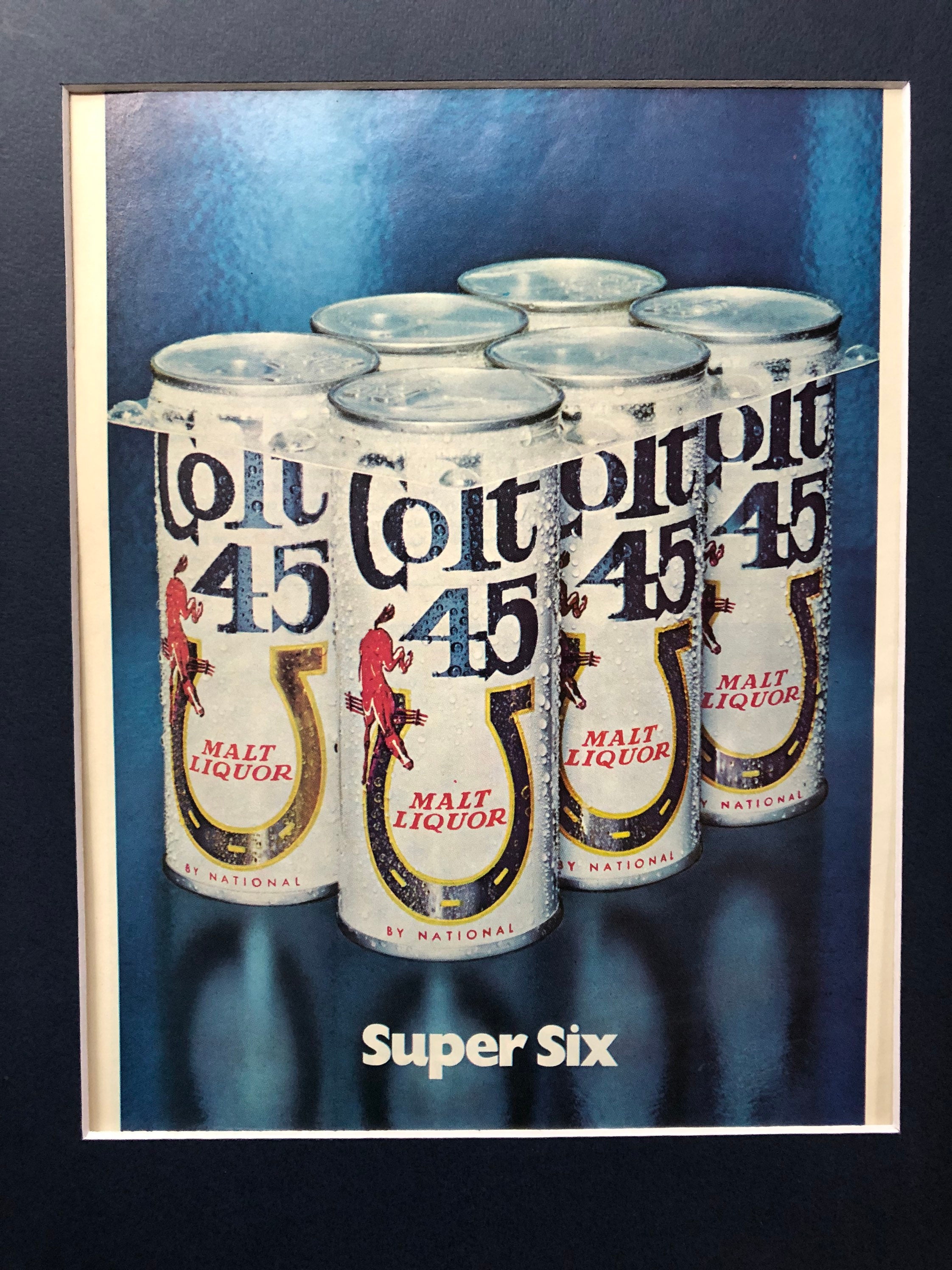 1970's Colt 45 Beer Advertisement super Six - Etsy UK