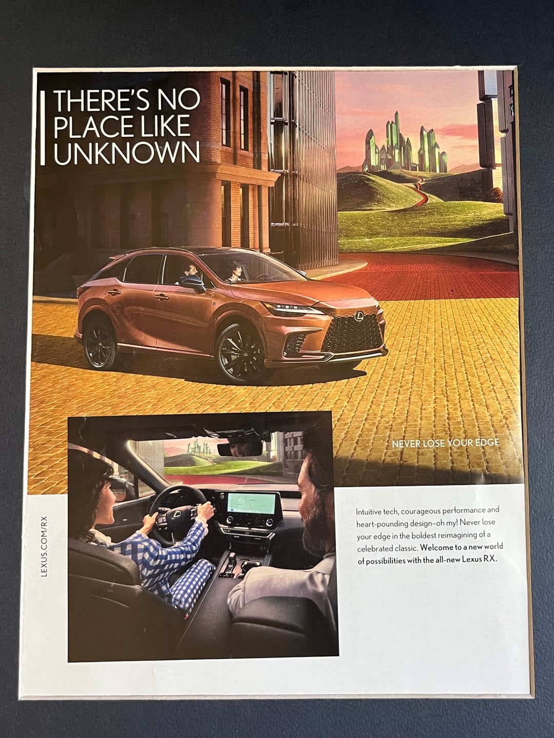 2000's Lexus RX F Print Advertisement - Etsy