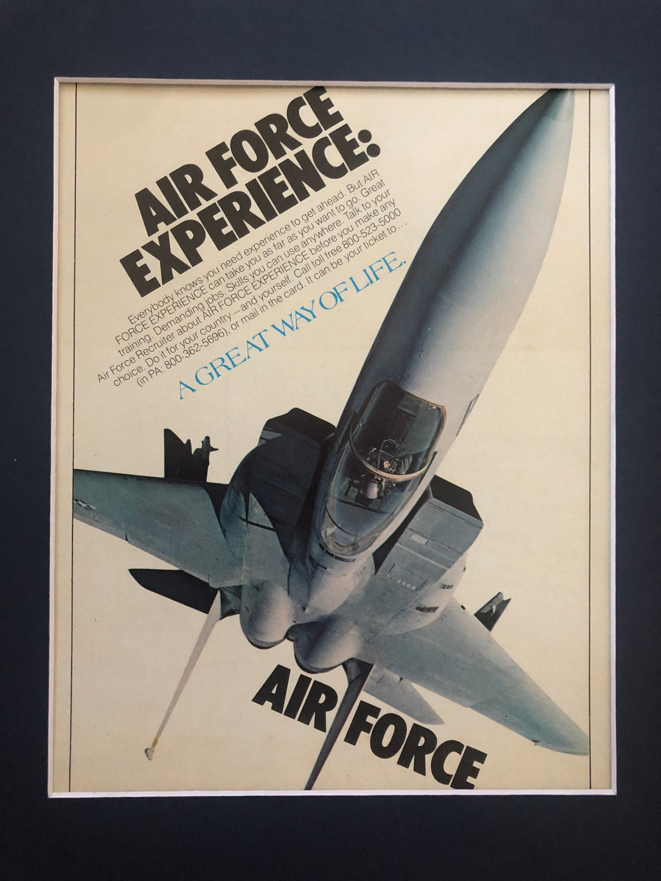 1980's United States Air Force Advertisement - Etsy