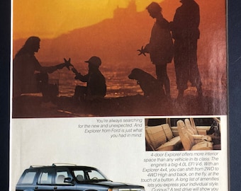 2000's Ford Explorer Vintage Advertisement | Etsy