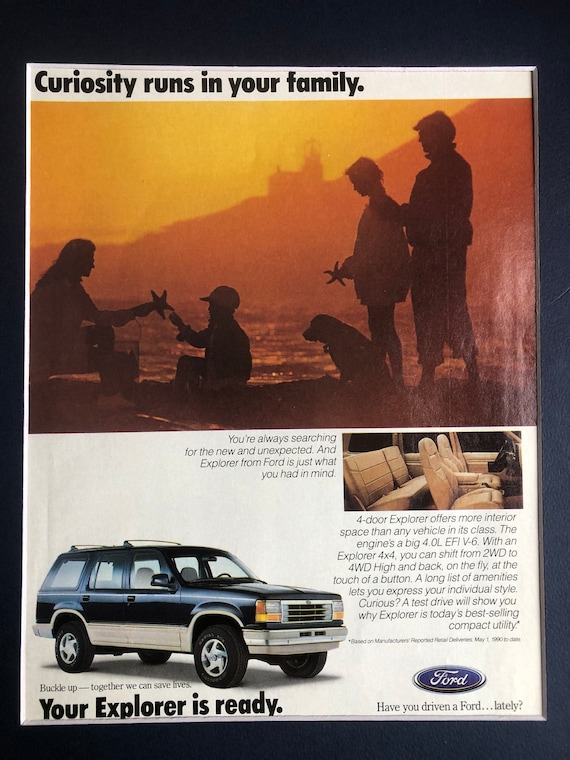 1990's Ford Explorer Advertisement - Etsy