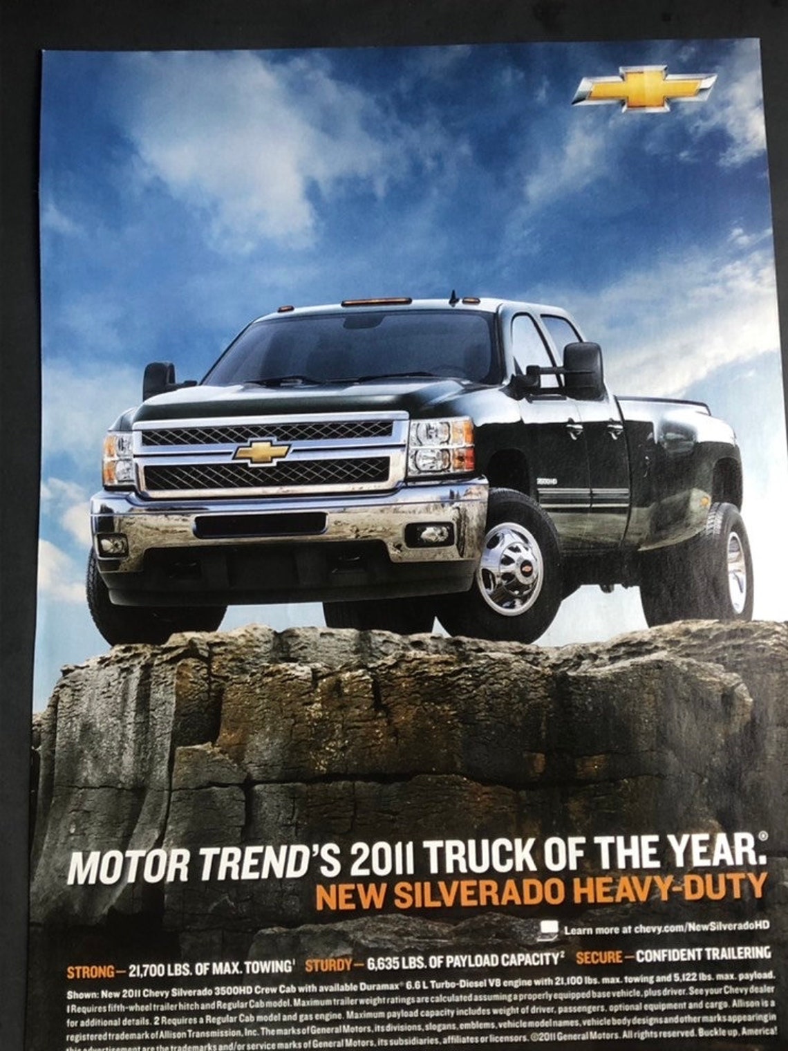 2000's Chevy Silverado Advertisement - Etsy