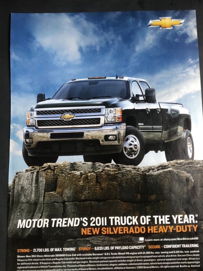2000's Chevy Silverado Advertisement - Etsy