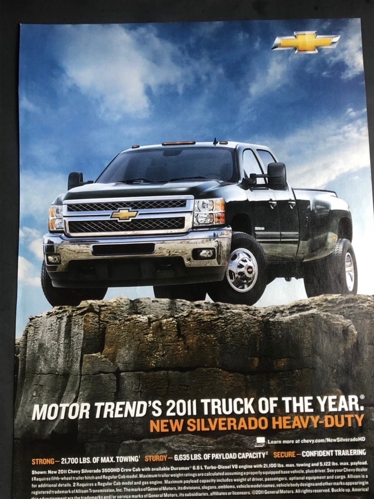 2000's Chevy Silverado Advertisement - Etsy