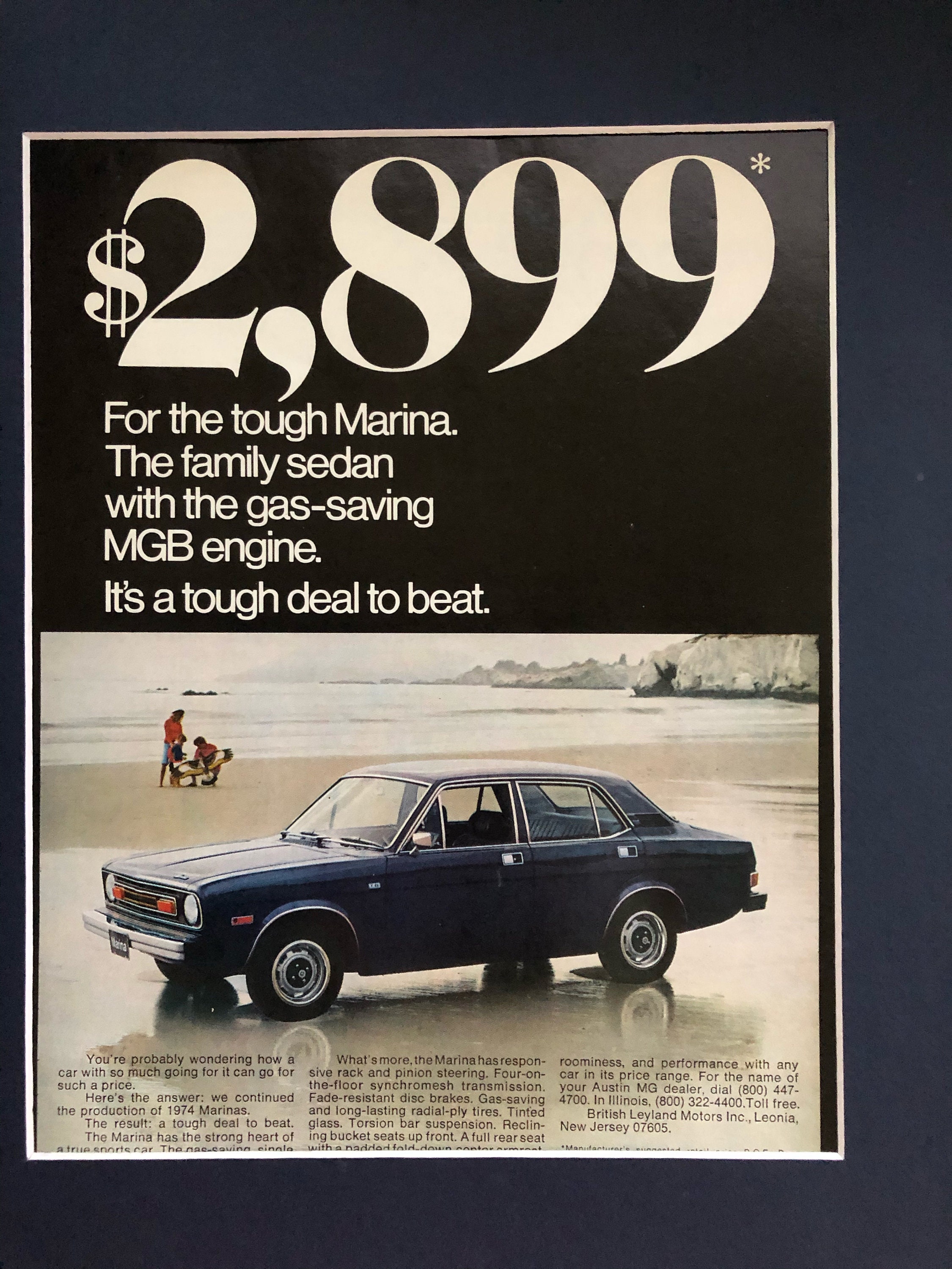 1970’s Austin Marina Advertisement - Etsy