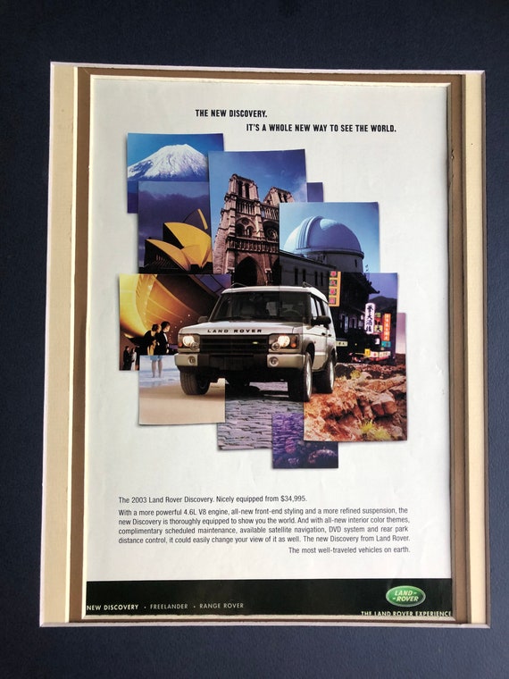 2000's Land Rover Discovery Advertisement | Etsy