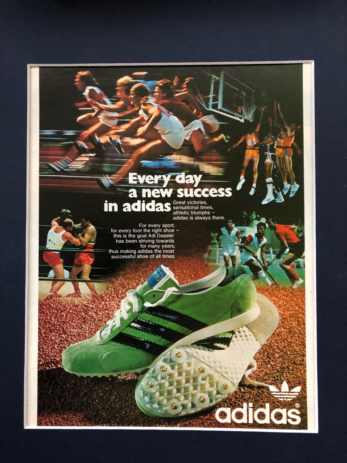 1970's Adidas Shoes Advertisement - Etsy