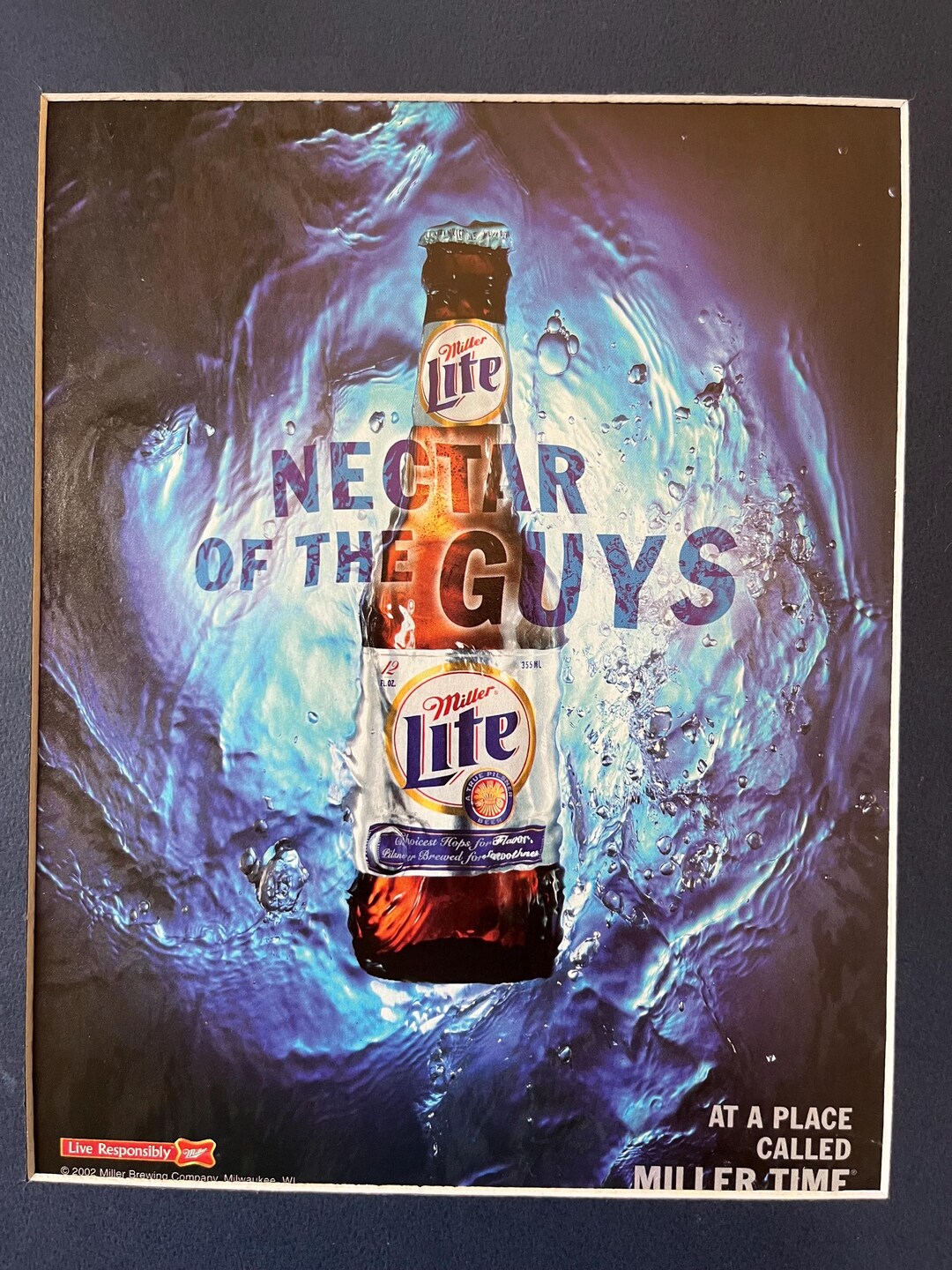 00’s Miller Lite Advertisement Nectar of the Guys - Etsy