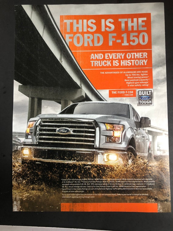 Ford Demotiverende Posters Poster – “Features Of The New Ford”