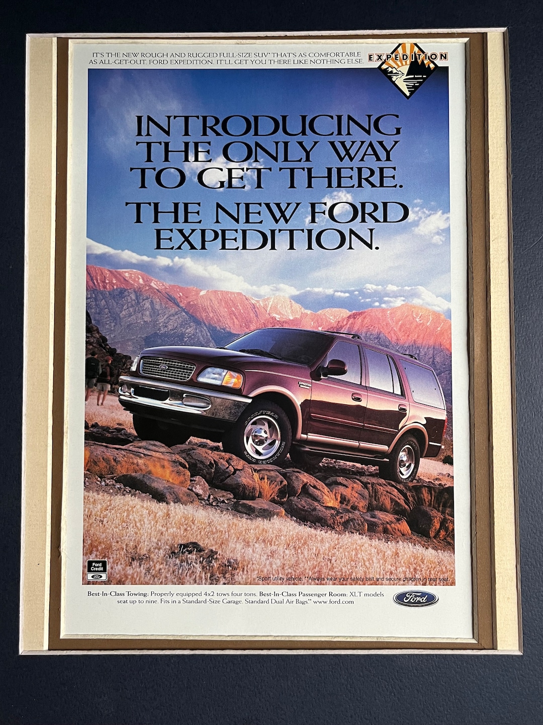1990's Ford Expedition Advertisement - Etsy