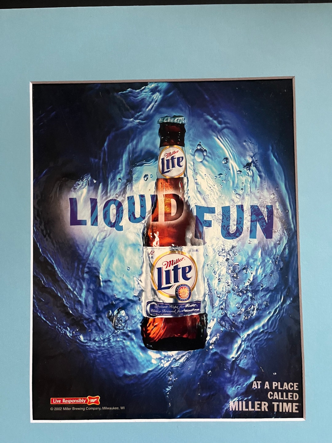 1990's Lite Beer Advertisement "liquid Fun" - Etsy