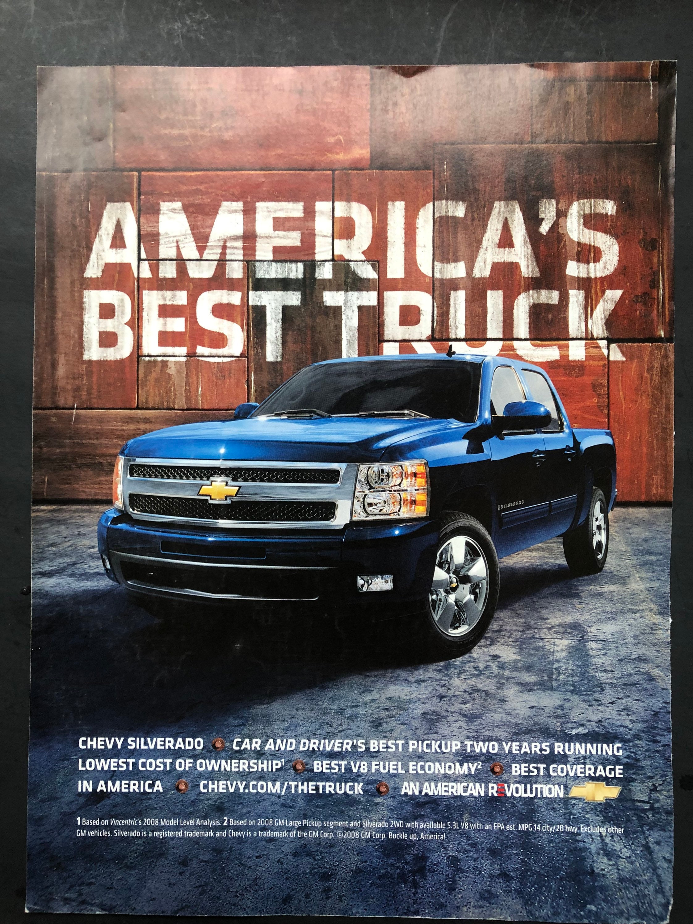2000's Chevy Silverado Advertisement - Etsy
