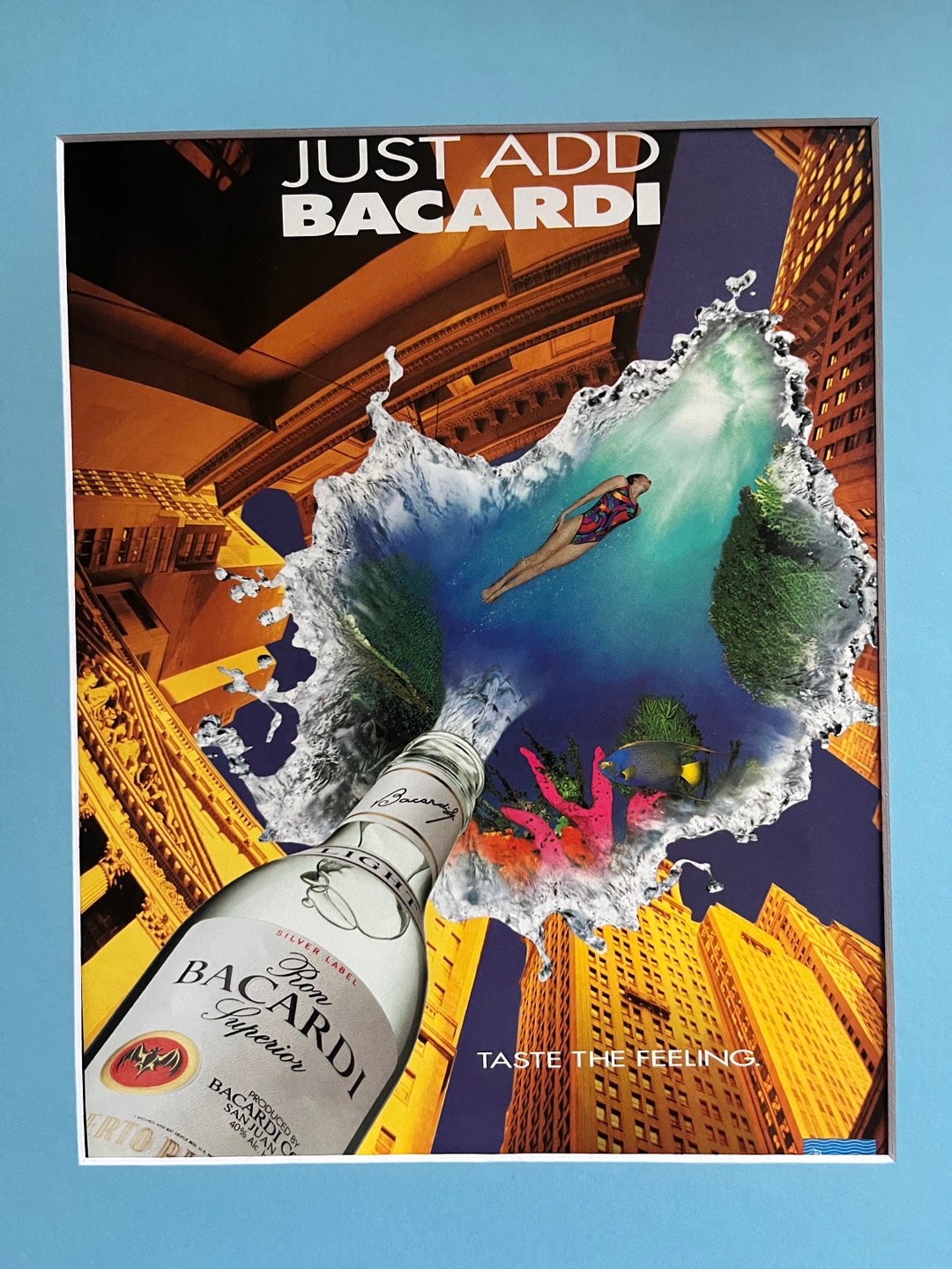1990's Bacardi Rum Advertisement - Etsy