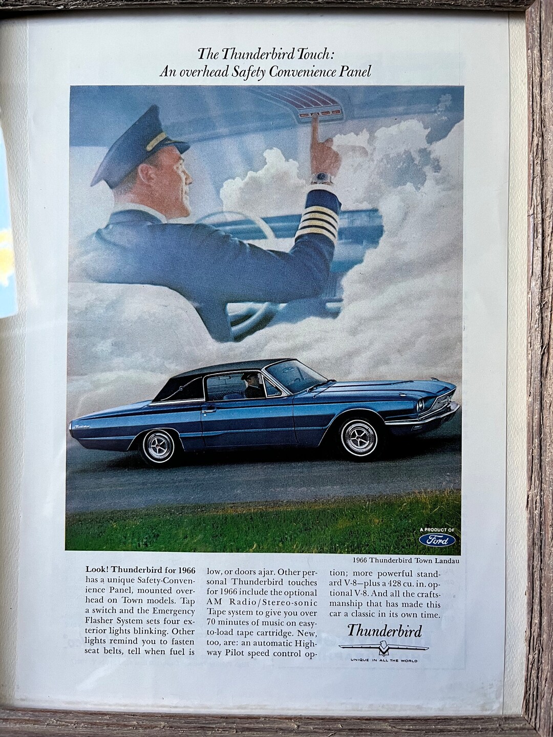 1960's Ford Thunderbird Advertisement - Etsy