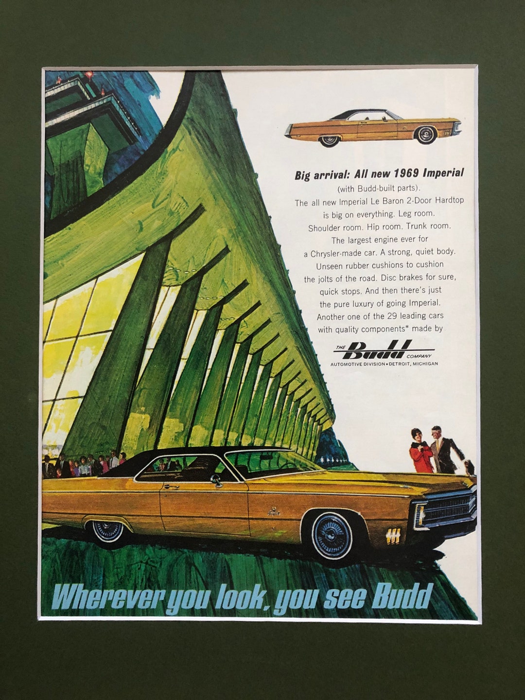 1960's Chrysler Imperial Original Print Advertisement - Etsy
