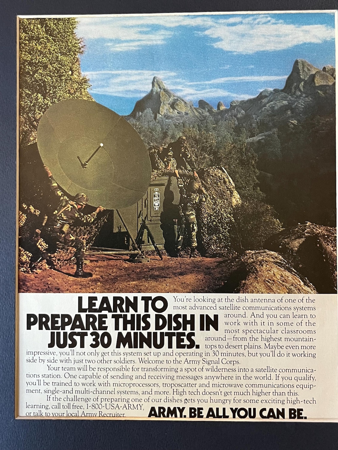 1980's US Army Reserves Advertisement - Etsy