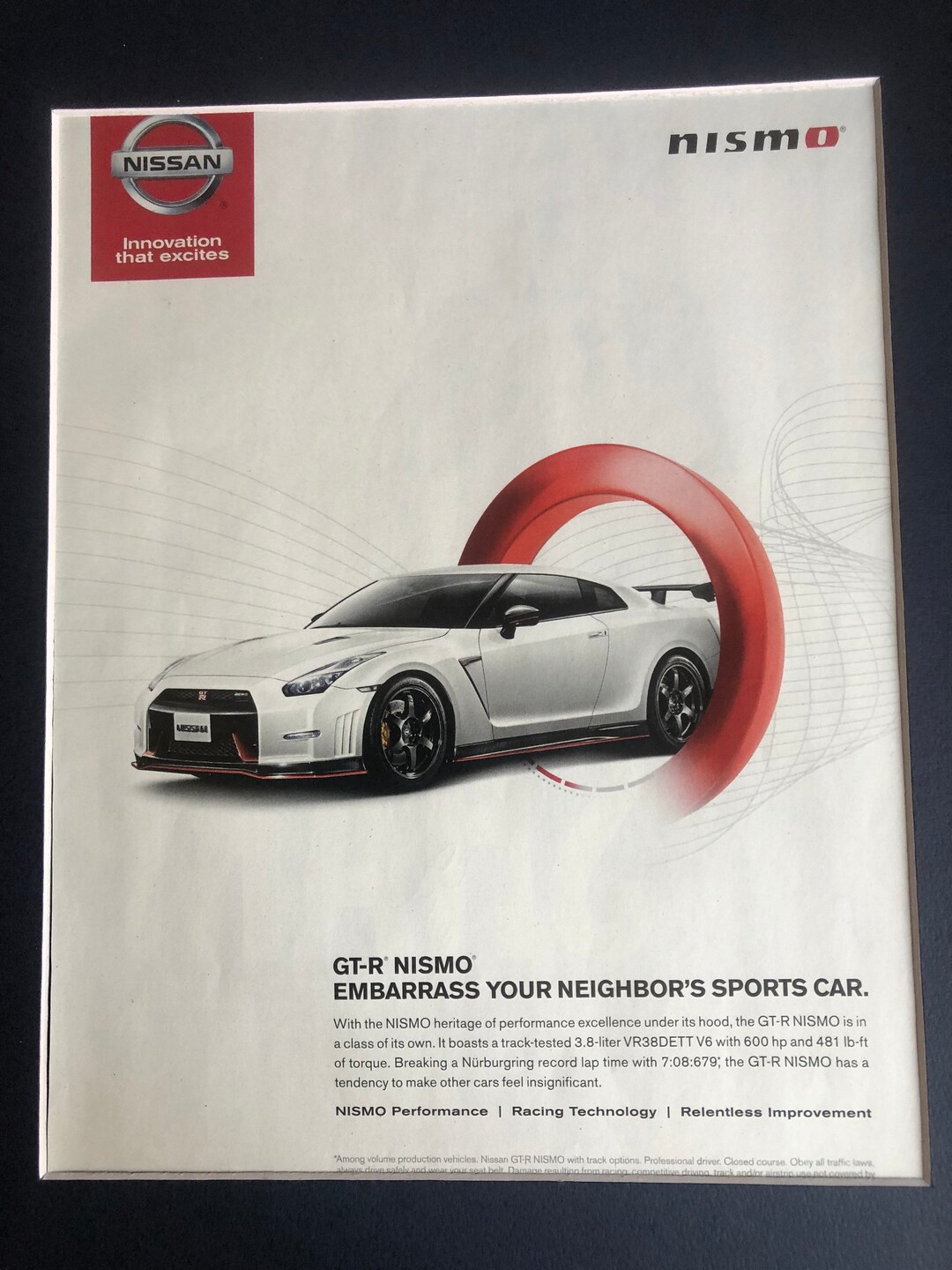 2000's Nissan GT-R Nismo Advertisement - Etsy