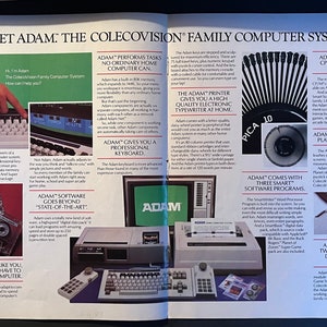 1980's Adam, Colecovision Family Computer System Print Advertisement - Etsy