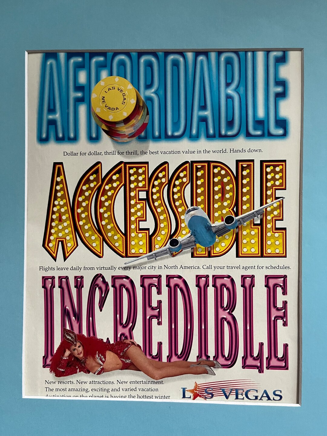 1990's Las Vegas Advertisement - Etsy