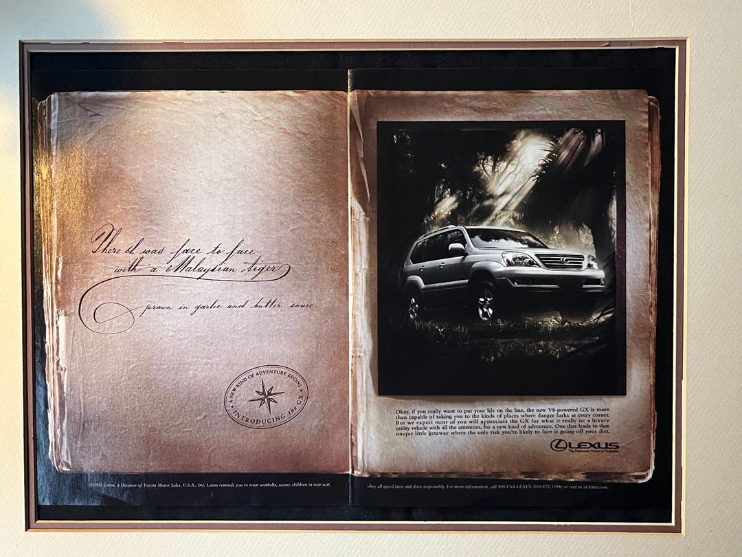 2000's Lexus GX Print Advertisement - Etsy