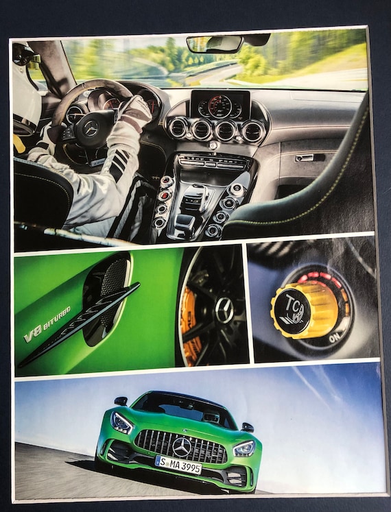 Mercedes AMG GTR Advertisement - Etsy